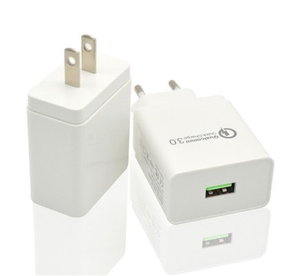 Single Port Quick Charge 3.0 Wall Home Charger 9Volt 2Amp EU Plug For Mobile Phone