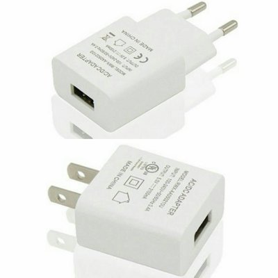 5W 5 Volt 1A Smart USB Charger , IPhone X USB Charger Adapter EU Plug CE Marked