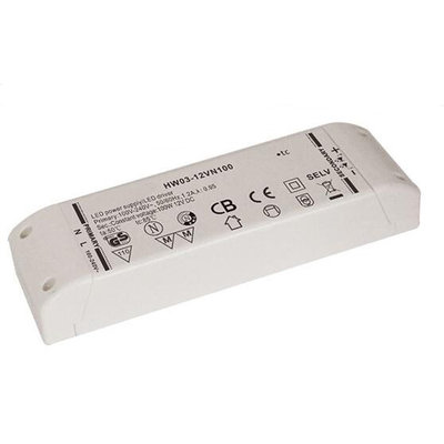 Non - Waterproof Led Driver 100 Watt Constant Voltage Power Supply Energy Saving