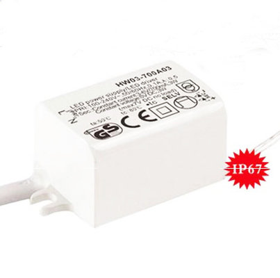 4W Led Driver Power Supply High PF , Electronic Led Converter High Efficiency
