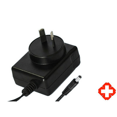 Medical Device AC Wall Adapter 12Watt 12Volt IEC60601 With Over Voltage Protection