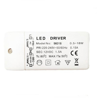 220-240V Input High PF 18W LED Driver For Indoor LED Lighting , Two Years Warranty