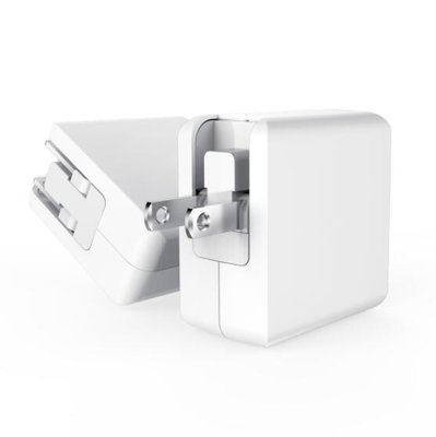 IPhone 8 Usb Power Charger Adapter 5V4.8A , White Cell Phone Charger