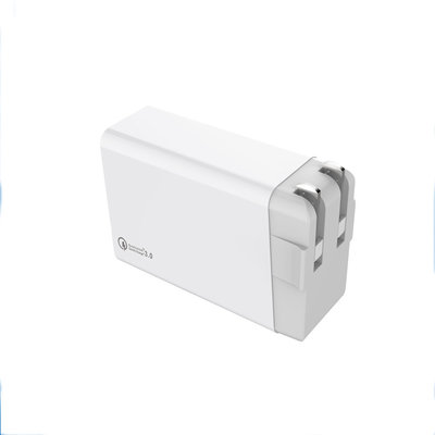 100 - 240V Input Quick Charge 3.0 Adapter Qualcomm CE FCC Approval Certificate
