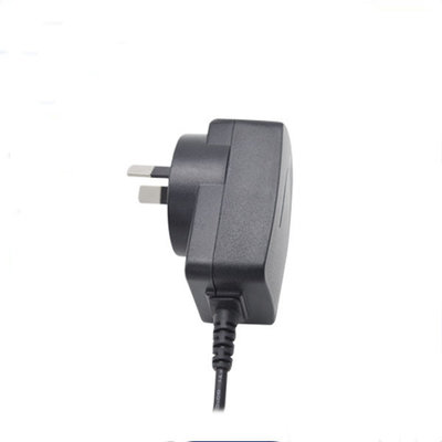 Travel Mini 6 Volt DC Power Supply / AC DC Power Adapter 6W Black Color