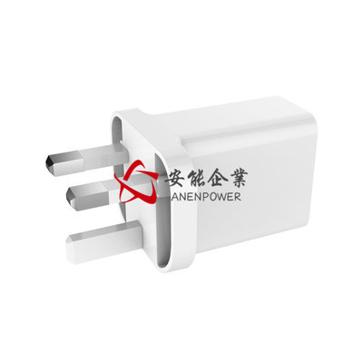White Quick Charge 3.0 Charger With One USB ,  Mobile Phone Travel Adapter
