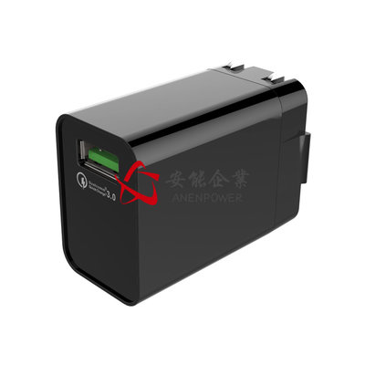 UL Approval Quick Charge 3.0 Charger , Qualocmm US QC3.0 Foldable Wall Charger