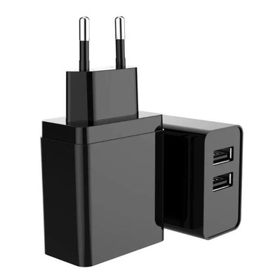 5V4.8A 3.2A 3.4A Smart USB Charger with EU Plug GS CE ROHS Approval