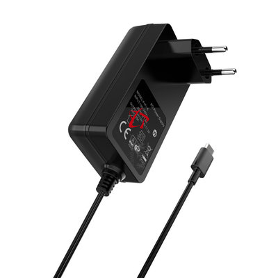 Overload Protection USB C PD Charger for Nintendo Switch , 45W EU Plug Type C Power Supply
