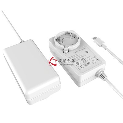 50Hz 45W Interchangeable Plug USB C Fast Charger / PD Adapter for Xiaomi Apple Air