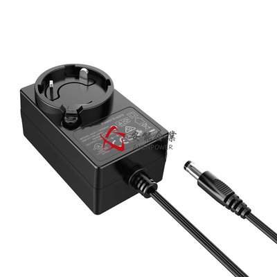 24 Watt Interchangeable Power Adapter , 12V 24V1A AC Power Supply , UL GS CE ROHS