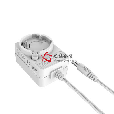 4 Plugs Interchangeable Power Adapter , 24V 0.5A Transformer Plug Adapter Level VI