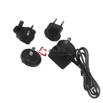 5V1A 5W USB Interchangeable Adapter With Multiple Plug , UL CE FCC Approved