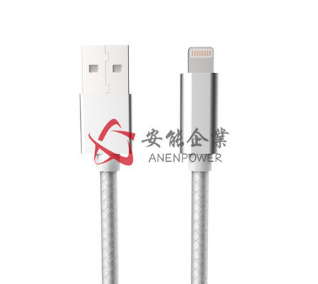 Lightning IPad / IPhone USB Data Cable Highly Selective Wire MFi CE FCC ROHS Approved