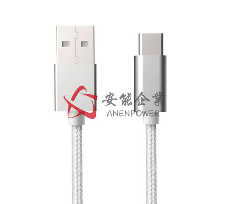 Nylon Braided Type C Charging Cable USB 3.1 Type C To USB 3.0 OTG Data Sync Charger Cable