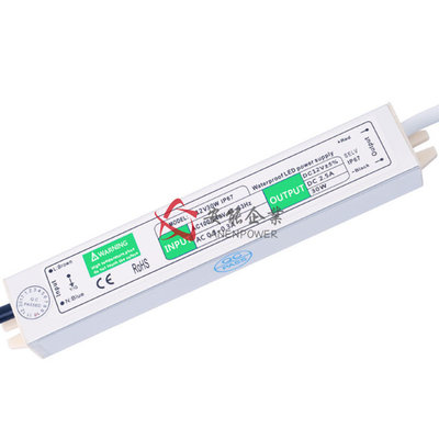 Aluminum Housing Waterproof LED Drivers 30W 12v Power Supply For Led Strip Lights