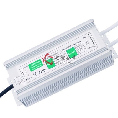 Aluminum Housing Waterproof LED Driver Constant Voltage For LED Lighting