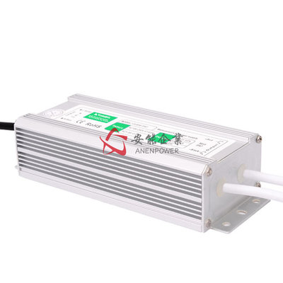 Aluminum Housing Waterproof LED Driver Constant Voltage For LED Lighting