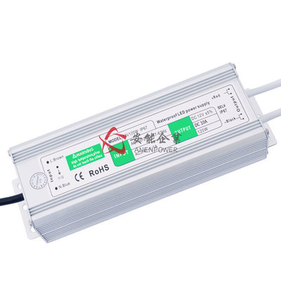 Output 12V 120W Waterproof LED Power Supply , IP68 IP67 Constant Voltage LED Drivers