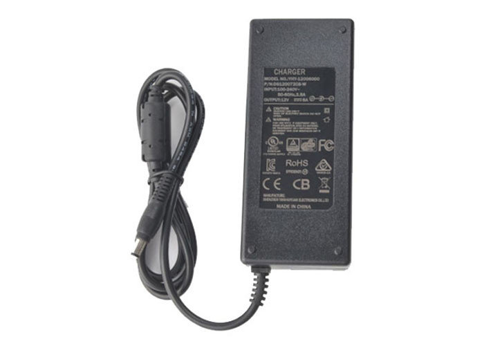 72Watt 12V 6A Adapter Power Supply 100 - 240V AC  Input UL FCC Approval