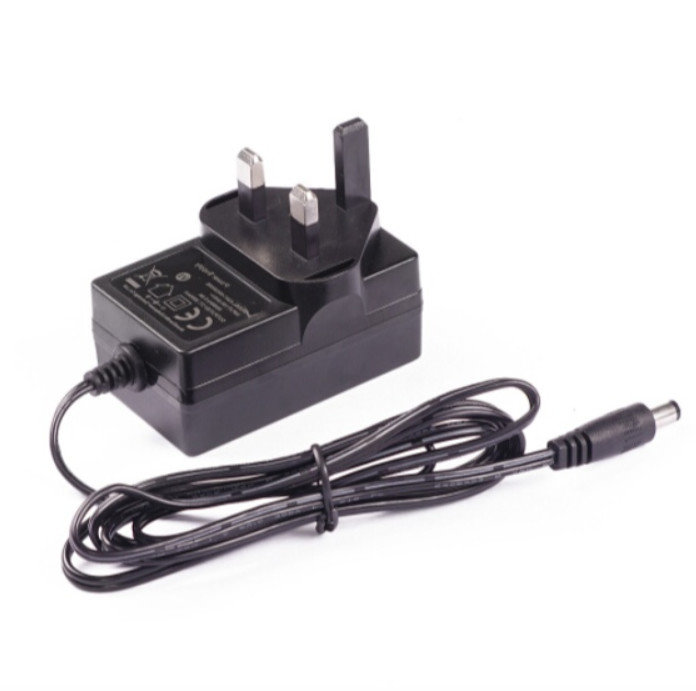 EN55024 Standard 12V2A AC Adapter With UK Plug , GS CE CB Approval , Level VI