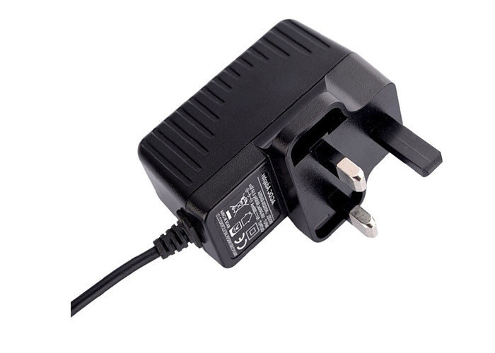 24 Watt Switching Wall Adapter 24V 1000mA , UK 3 PIN , EMC Standards, GS CE CB