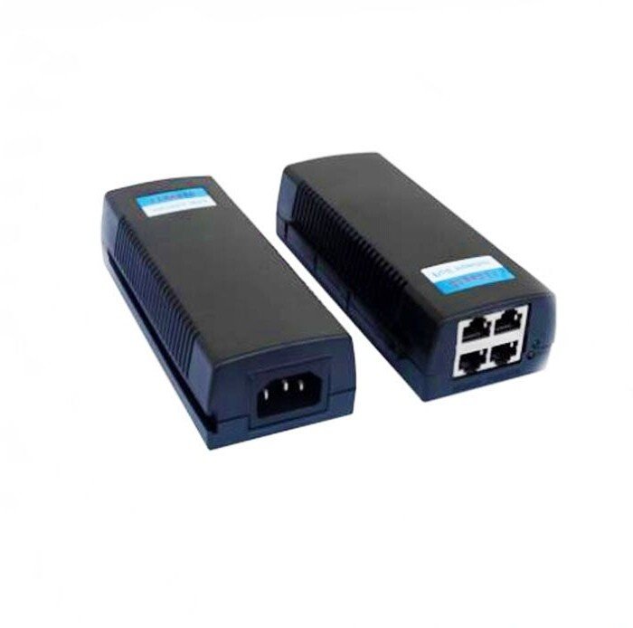Level VI Gigabit POE Injector Adapter 6A 72W  50 / 60Hz With UL CE Approval