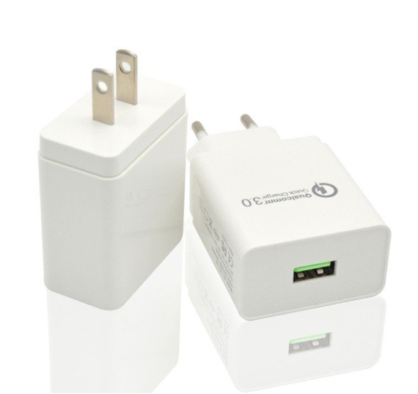 Single Port Quick Charge 3.0 Wall Home Charger 9Volt 2Amp EU Plug For Mobile Phone