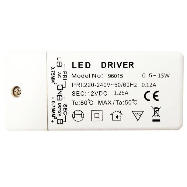 High PF 15W Constant Voltage LED Driver / LED Light Cup LED Driver