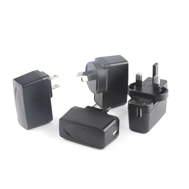 Doe VI Level 5V 1000mA USB Power Adapter 6W For US EU UK AU KC Market