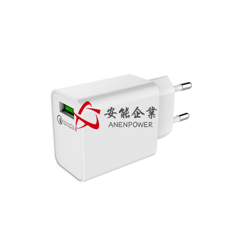 1 Port Wall Charger / Mobile Quick Charge 3.0 Charger for Home / Travel