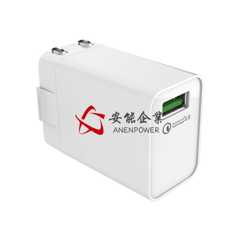 Quick Charge 3.0 USB Charger Foldable Plug / Android Wall Charger GS CE Certificated