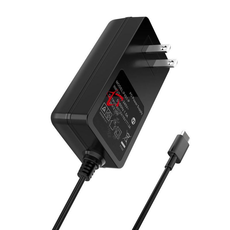 USB PD C Power Adapter , 45W JP Plug Power Delivery PD Charger With PSE KC