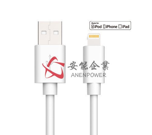 2.4A Max High Speed USB Data Cable Sync And Charge For IPad / IPhone / IPod
