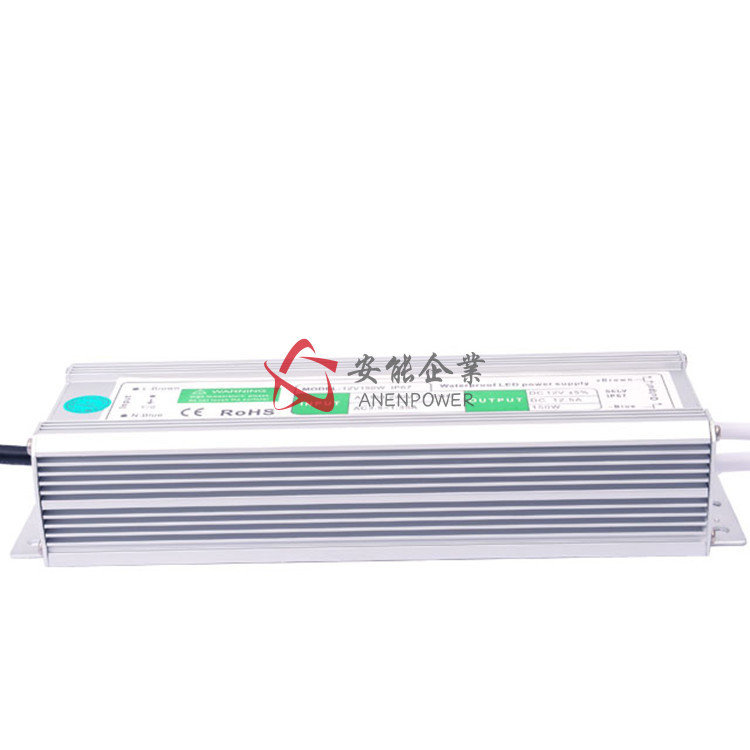 12V 150W Max LED Power Supply , IP68 IP67 Waterproof Constant Voltage LED Drivers