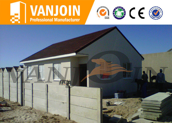 Casas modulares da casa pré-fabricada moderna ecológica pelo painel de parede de grande resistência do cimento do EPS