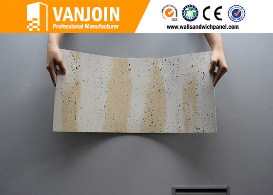 Energy Saving Flexible Ceramic Tile , High Security Lighter Decoration Tiles