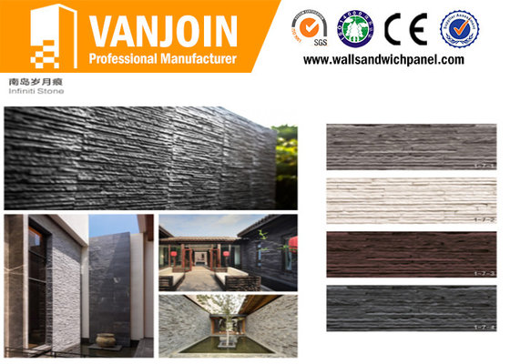 Flexible Clay Interior and Exterior Decorative Wall Tiles / Stacked Stone Tiles