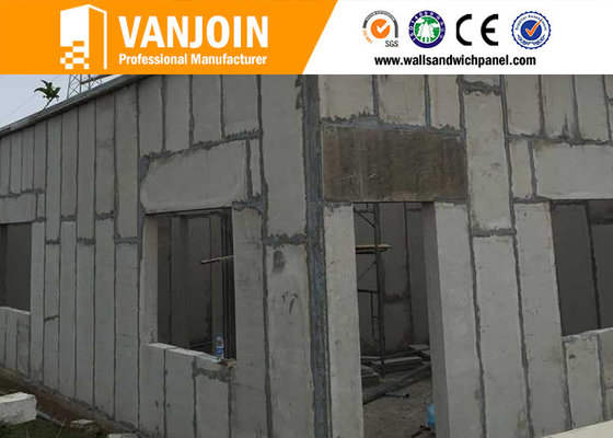7 dias terminaram parede de sanduíche pré-fabricada do cimento do EPS das casas modulares