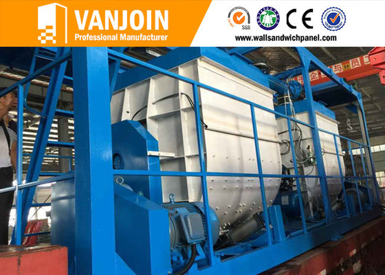 Material de construção automático completo de pouco peso que faz a maquinaria para o painel de sanduíche do cimento