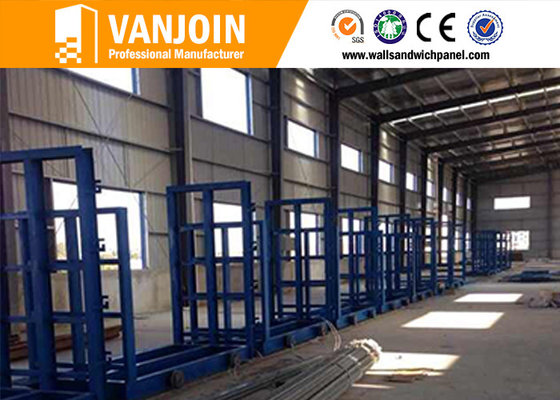 Material de construção automático completo de pouco peso que faz a maquinaria para o painel de sanduíche do cimento