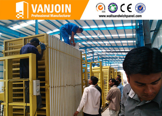 GV toda a linha de produção de pouco peso concreta automática do painel de sanduíche da parede