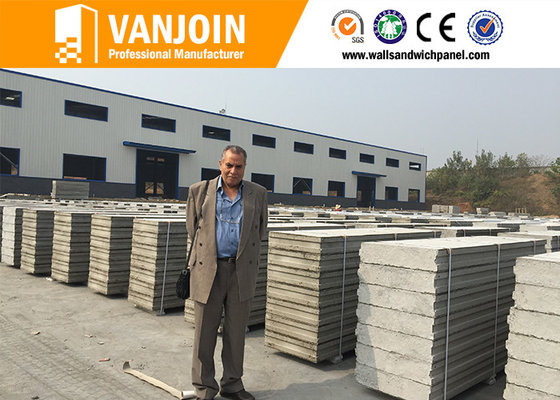 fire resistant interior sandwich wall panels for villa prefab house , easy and fast install