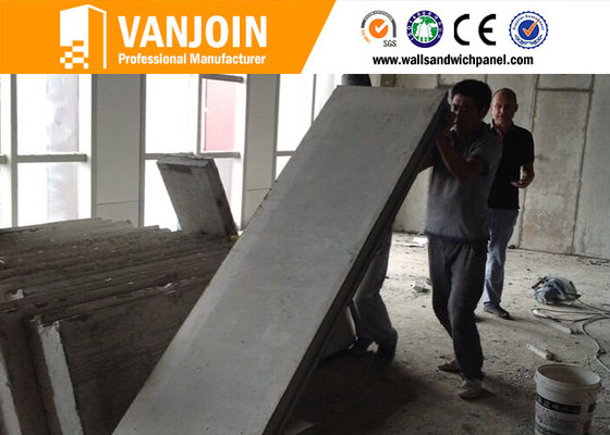 120mm Heat Insulated EPS Precast Concrete Wall Panels Anti Seismic Panels