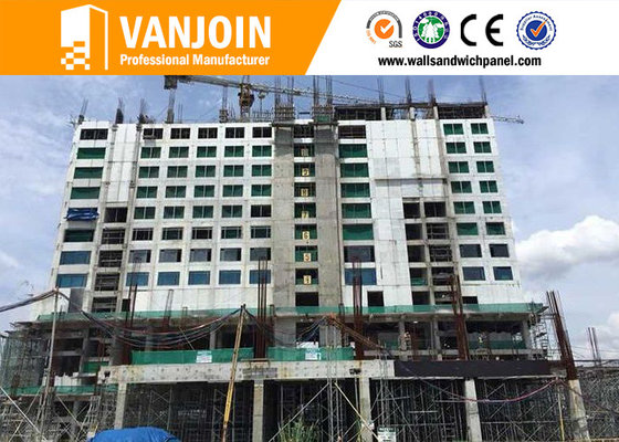 150MM Fireproof Prefabricated Exterior Wall Panels Light weight Anti - Seismic