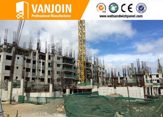 Painéis de parede do sanduíche da isolação térmica de velocidade rápida para duas casas da casa pré-fabricada do andar
