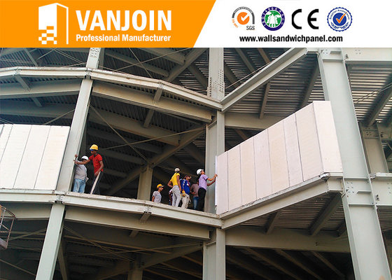 120mm Heat Insulated EPS Precast Concrete Wall Panels Anti Seismic Panels