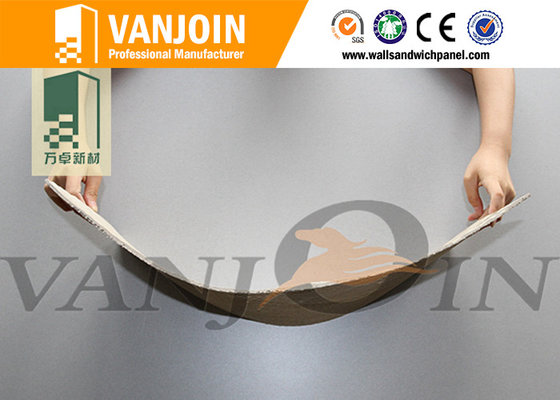 6mm Flexible Clay Wall Tile For Flat Mansion Building Wall Decoration , Custom Color