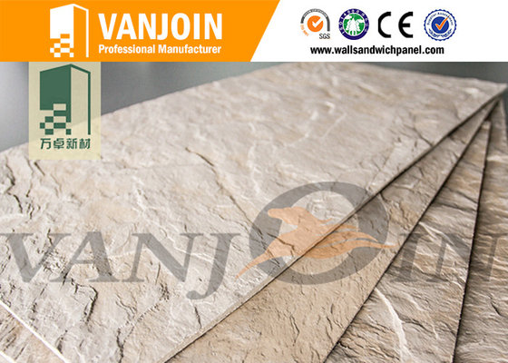 Polystyrene Acid Resistance Interior And Exterior Wall Decorative Stone Tiles Clay