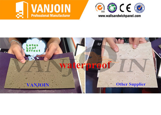 Durable Energy Saving Flexible Wall Tiles L600 * W600mm Decoration Wall Panel